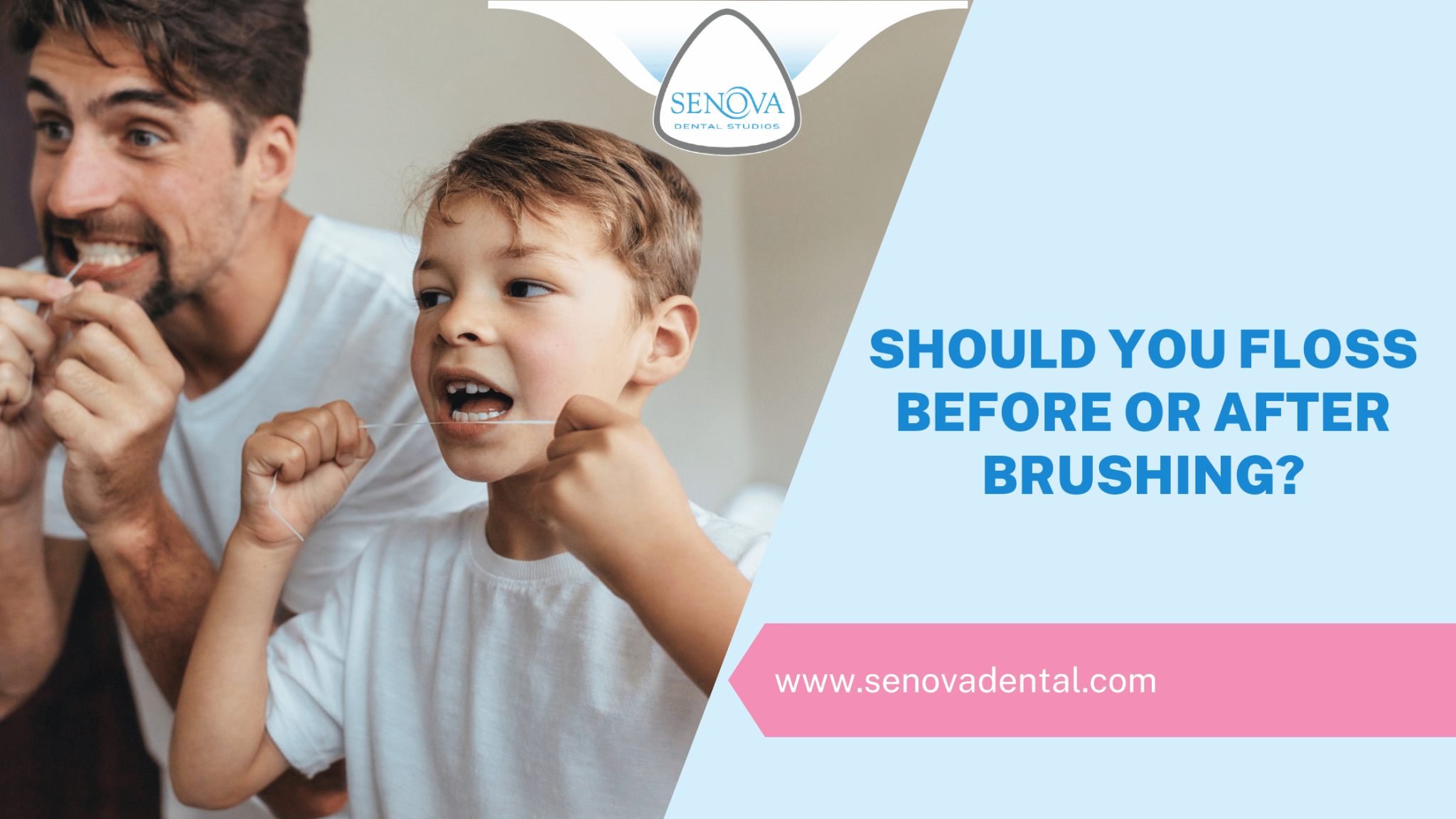 Should You Floss Before Or After Brushing? – Senova Blog